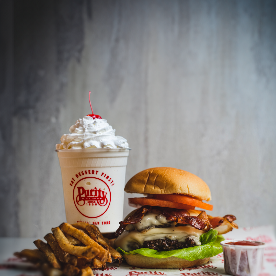 Cheeseburger Shake Combo | Purity Ice Cream Co.